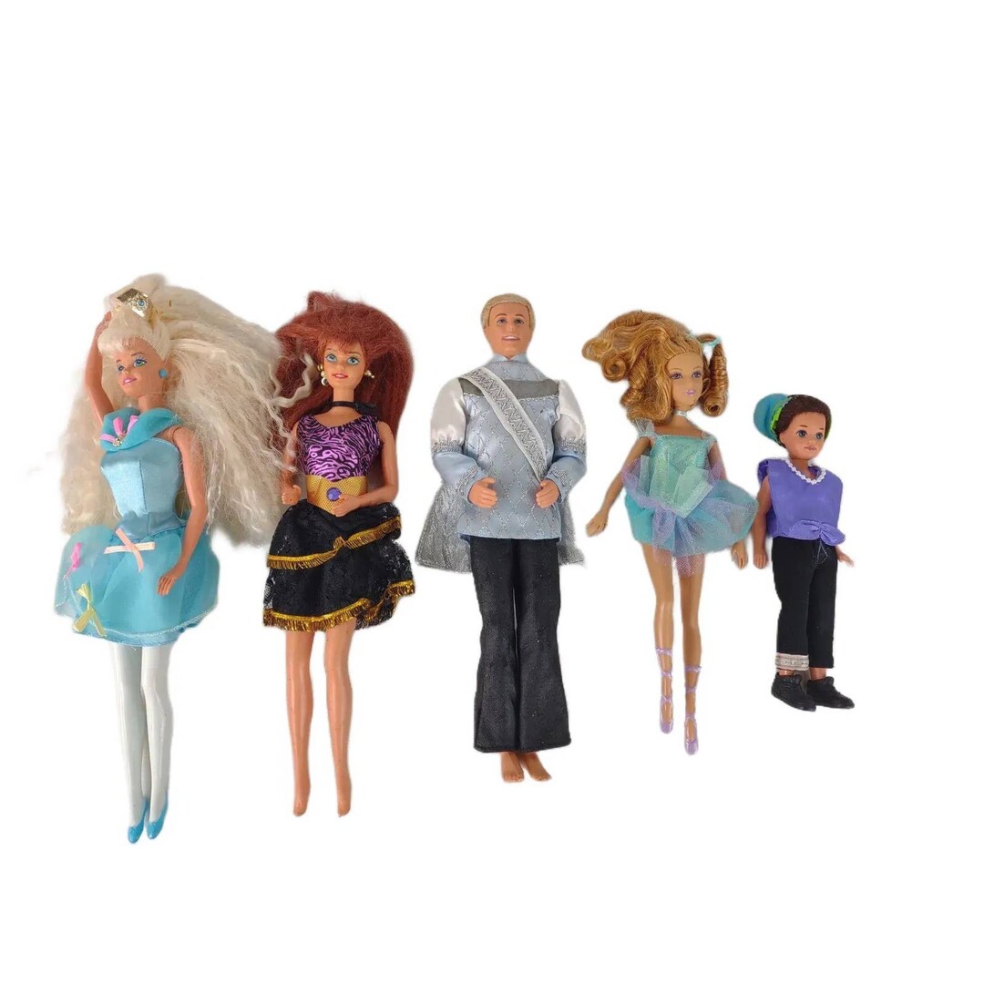 Set of 5 Vintage 1990s & Y2K Barbie Ken Todd Hadley Mattel - Etsy