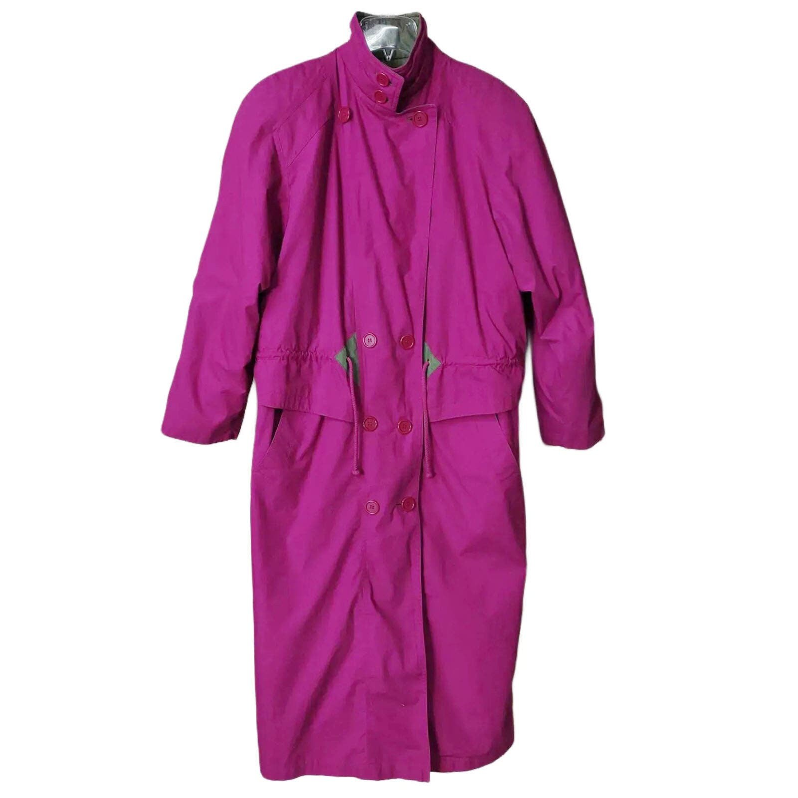 Vintage 80-90s CLIPPER MIST London Fog Fuchsia Pink Insulated Parka ...