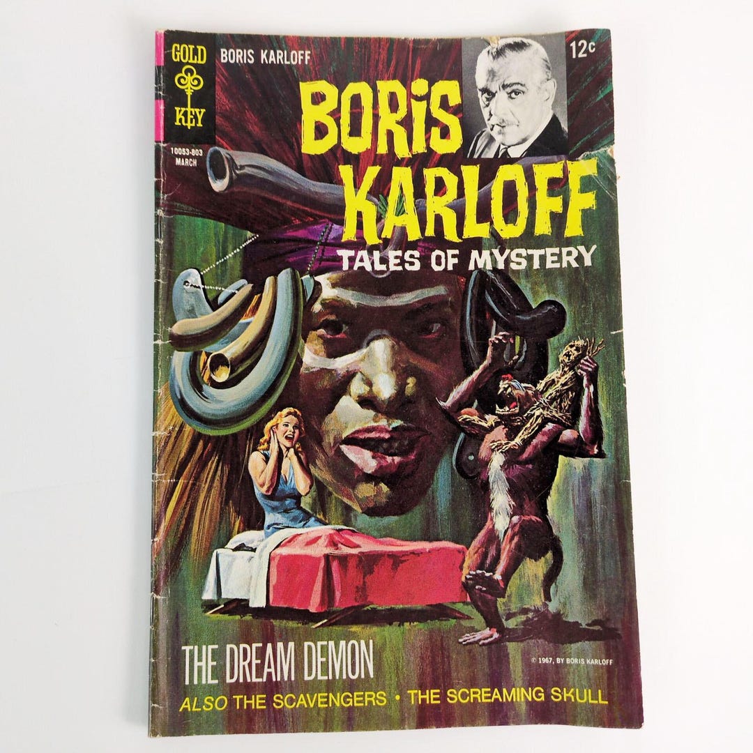 Gold Key Boris Karloff TALES of MYSTERY March 1968 #21, Silver Age ...