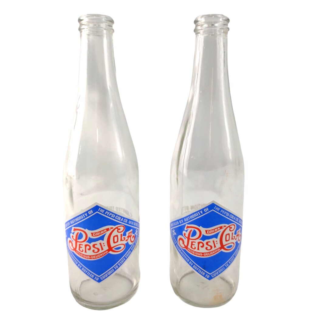 Set of 2 Vintage 1998 PEPSI-COLA 1900s Replica Limited Edition 12oz ...