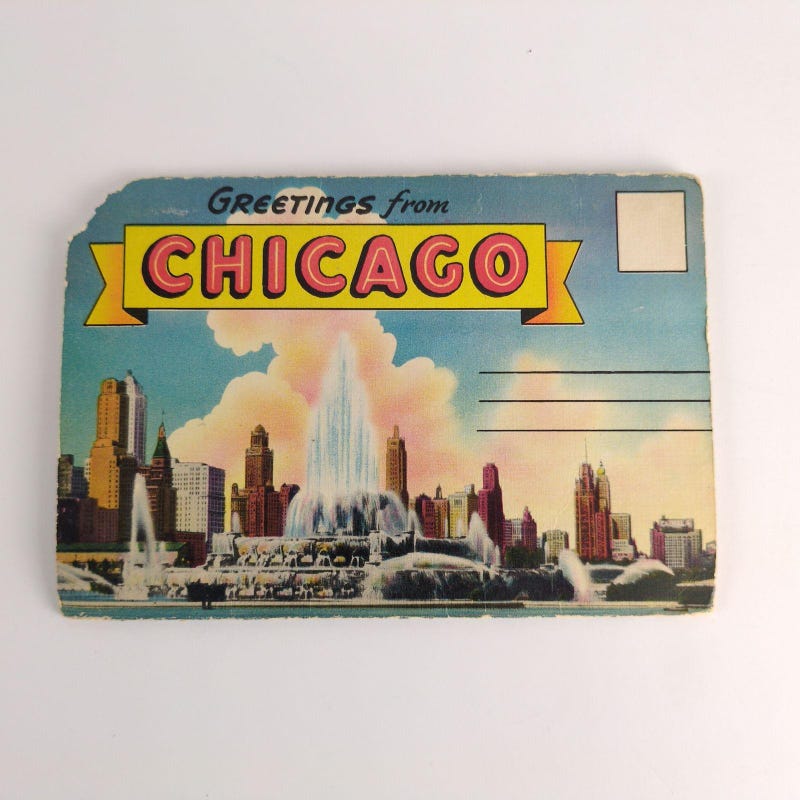 Chicago Postcard - Etsy