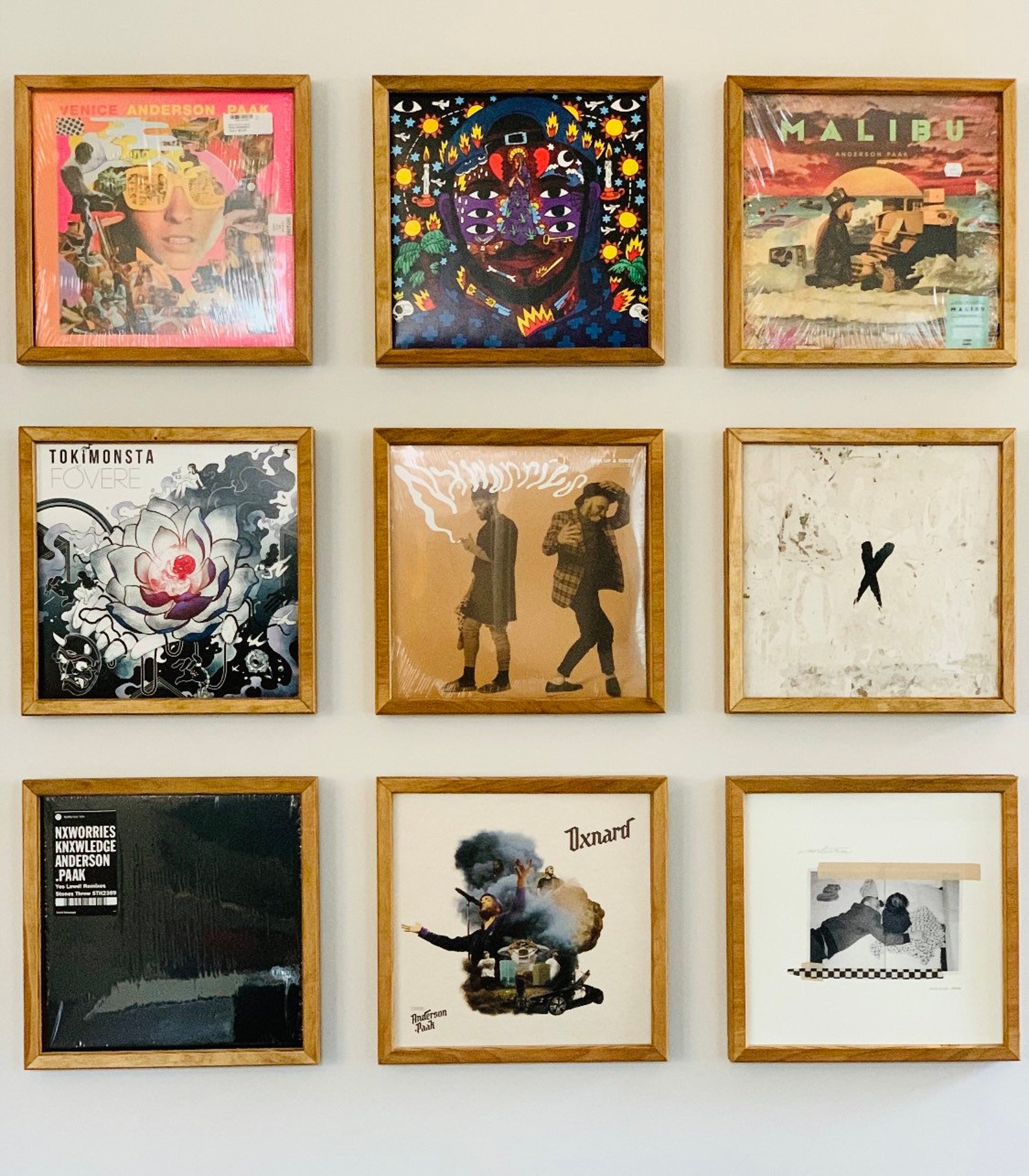 Solid Wood Record Display - Wall Hanging - Etsy