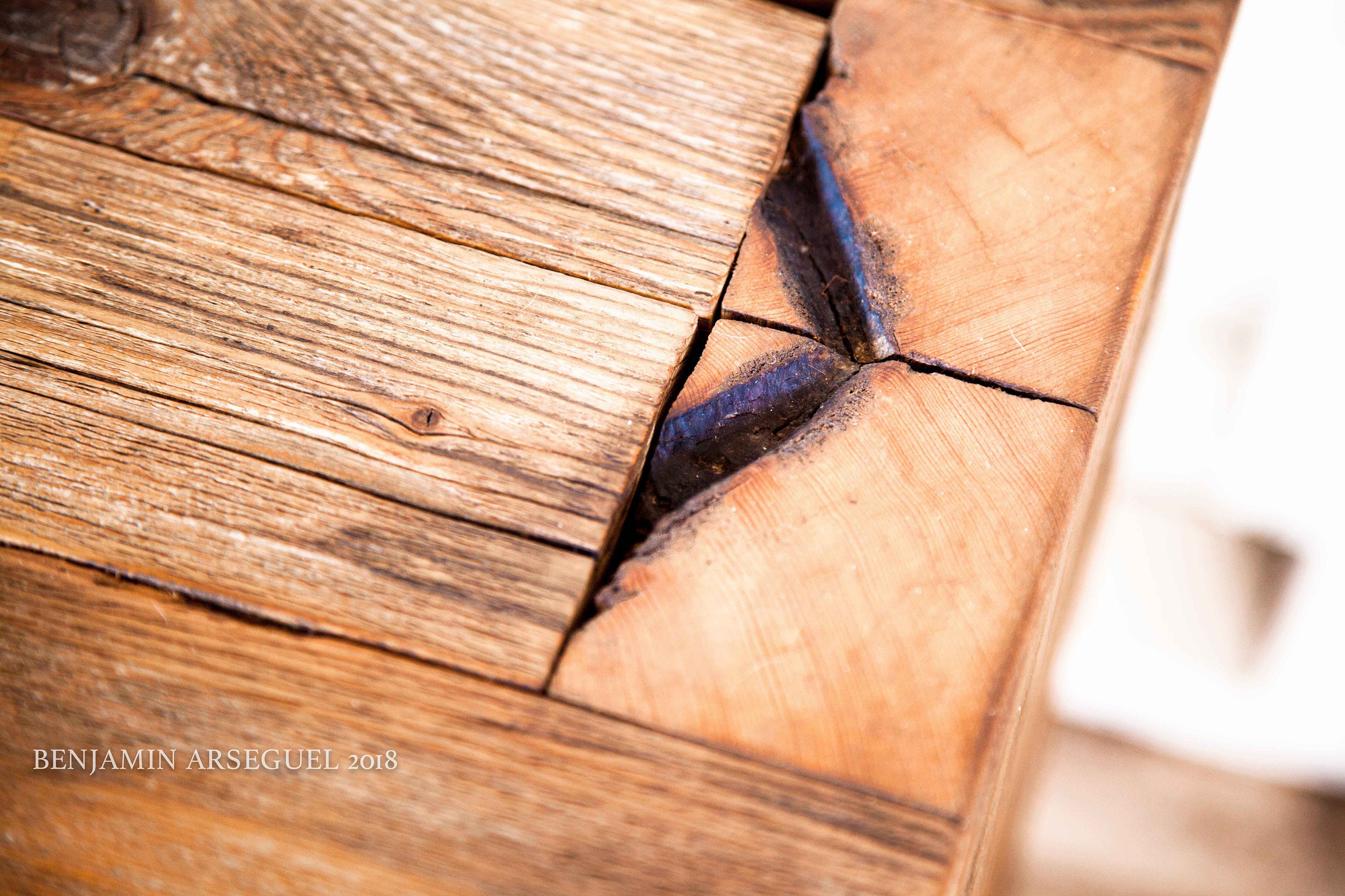 Vintage Wood MCM TV Media Console Coffee Table Bench | Etsy
