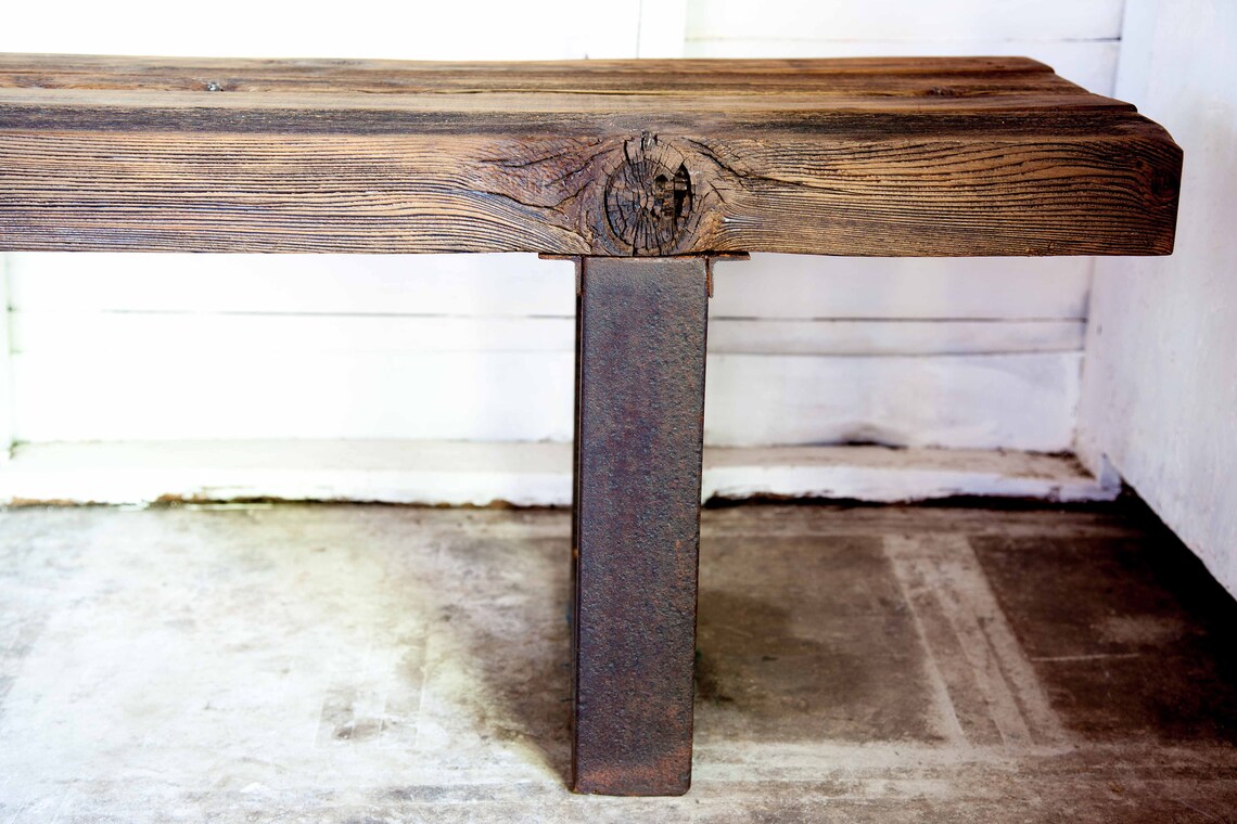 Mid-century Modern Platform Bench Vintage Wood Coffee Table | Etsy