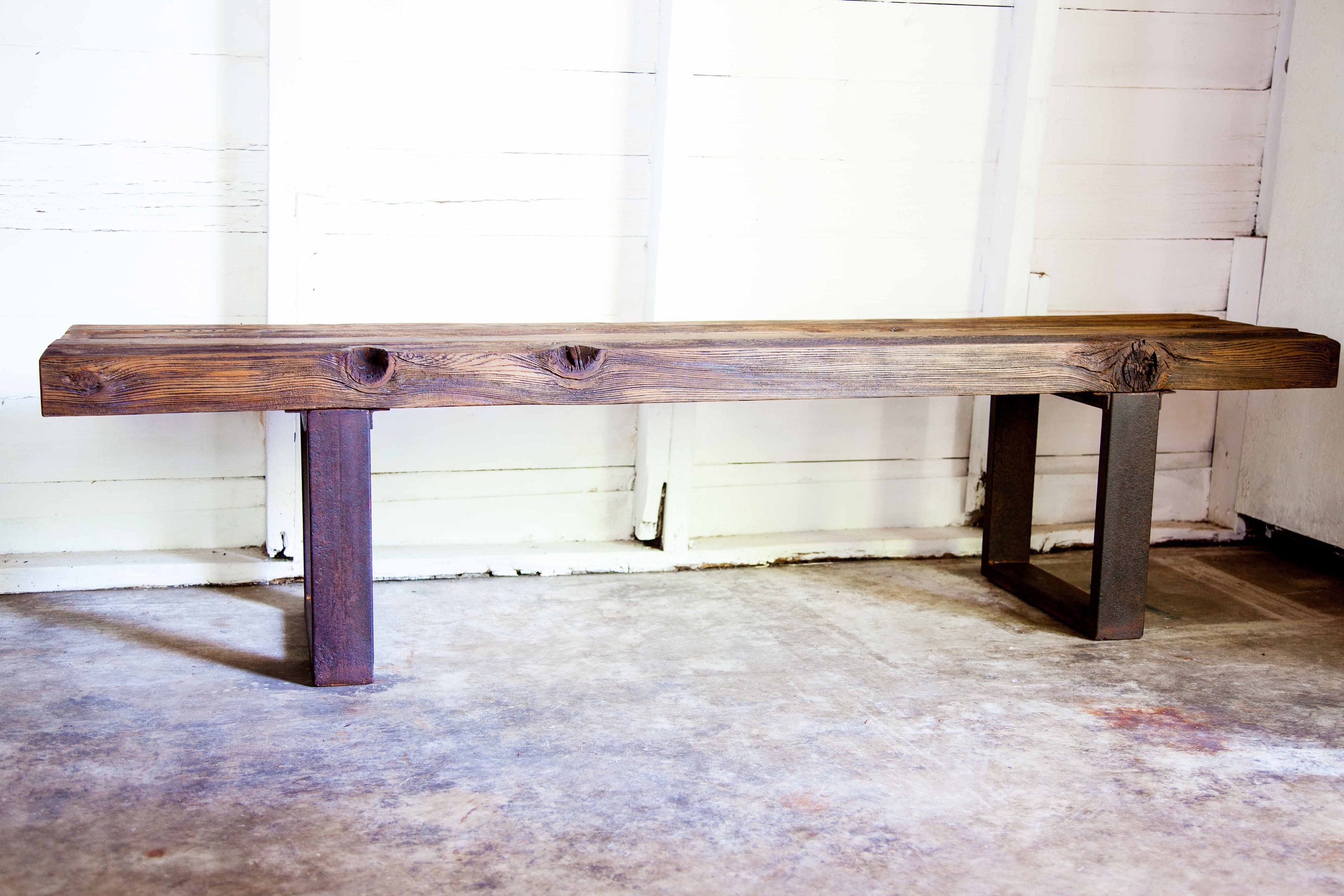 Mid-century Modern Platform Bench Vintage Wood Coffee Table 54 - Etsy