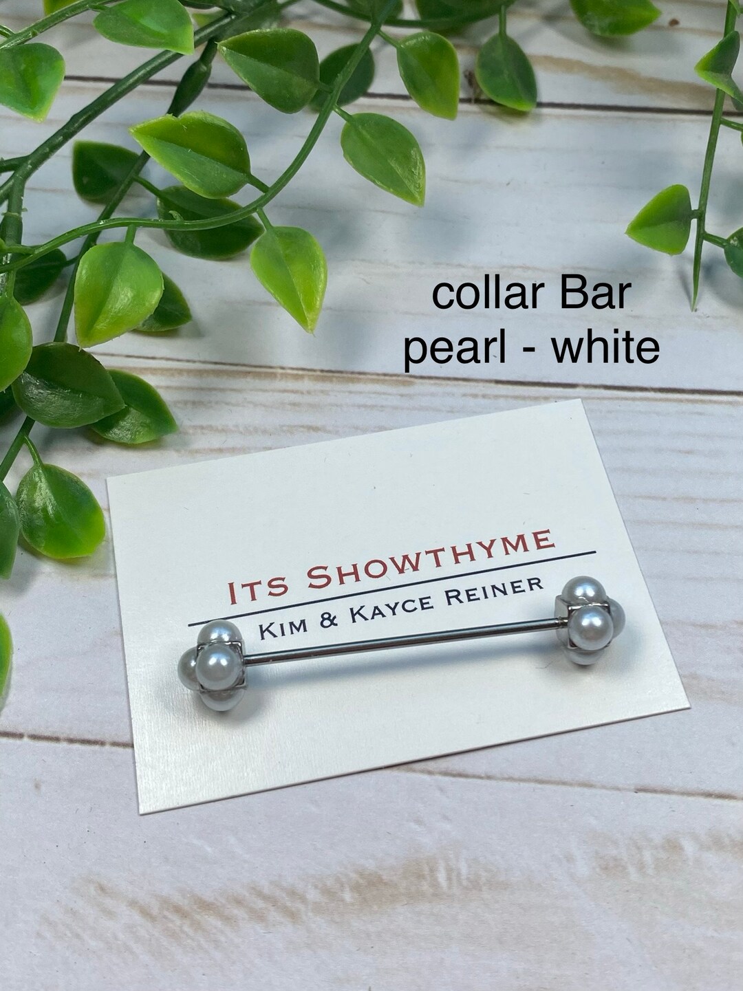 Its Showthyme - Collar Bar - - Etsy