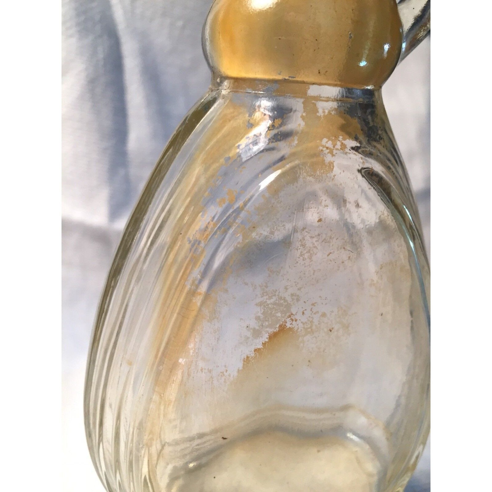 Vintage Maple Syrup 8 Oz Clear Glass Bottle With Rusted Metal Top Empty ...