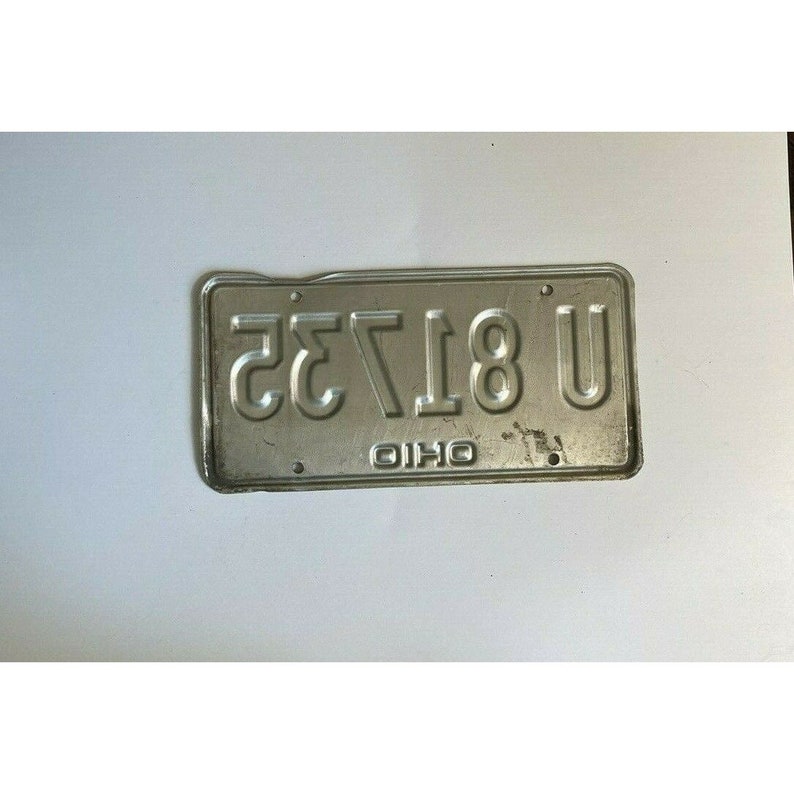 1980 Ohio License Plate U82735 Man Cave Vintage Garage Mixed - Etsy
