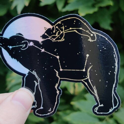 Bear Custom Vinyl Decal Sticker Choose Your Color Bear - Etsy