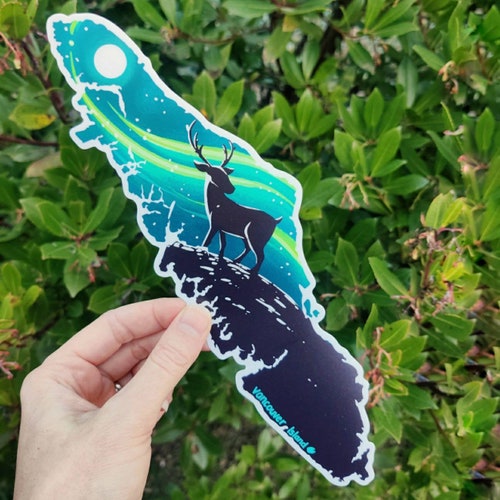 Vancouver Island Decal/ Decal/ Vinyl Decal/ Laptop Sticker/ - Etsy Canada