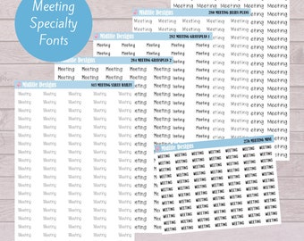 25 Cute Meeting Planner Stickers - Etsy