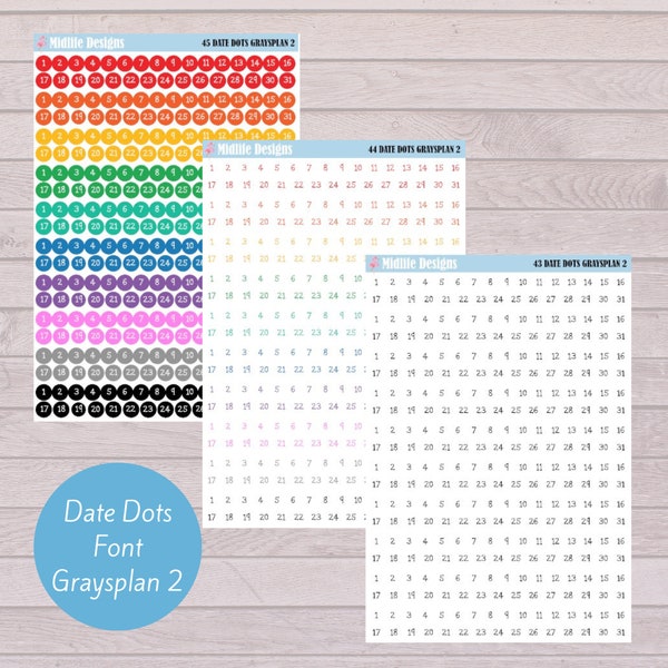 Colored Dots Stickers - Etsy