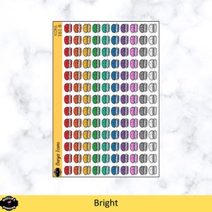 BURGER Icon Planner Stickers | Icons Stickers, Burger Stickers, Fast ...