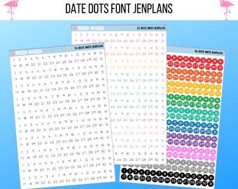 Jenplans Font - Etsy