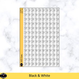 H2O Icon Planner Stickers | H2o Stickers, Water Stickers, Hydration ...