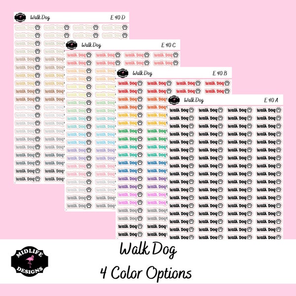 Walk Stickers - Etsy