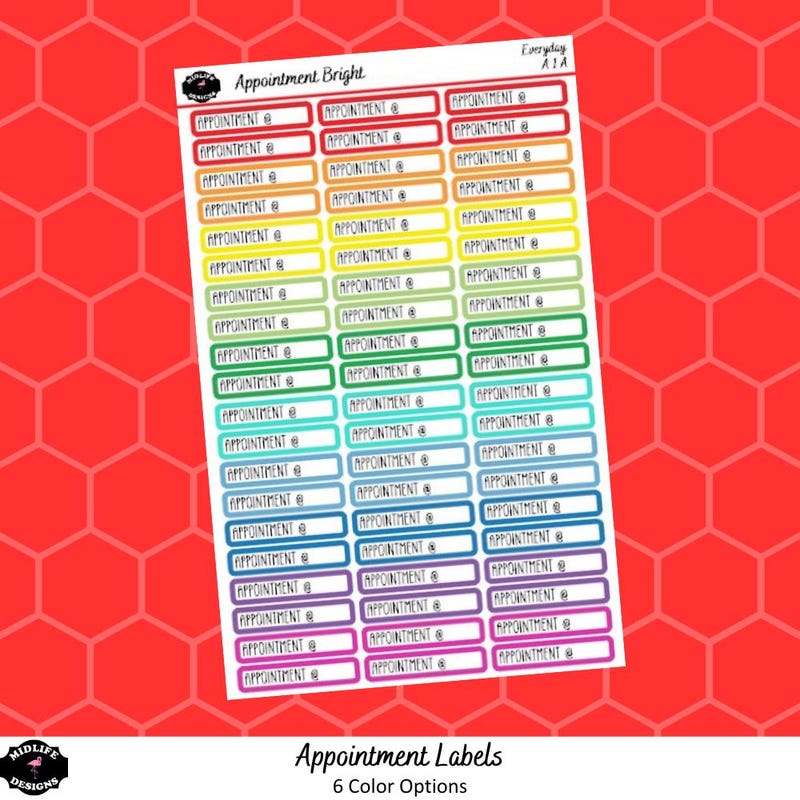 Planner Labels - Etsy