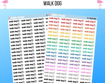 Dog Walk Stickers - Etsy