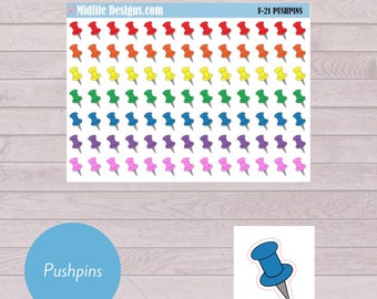 LOCATION Icon Stickers / Map Planner Stickers - Etsy