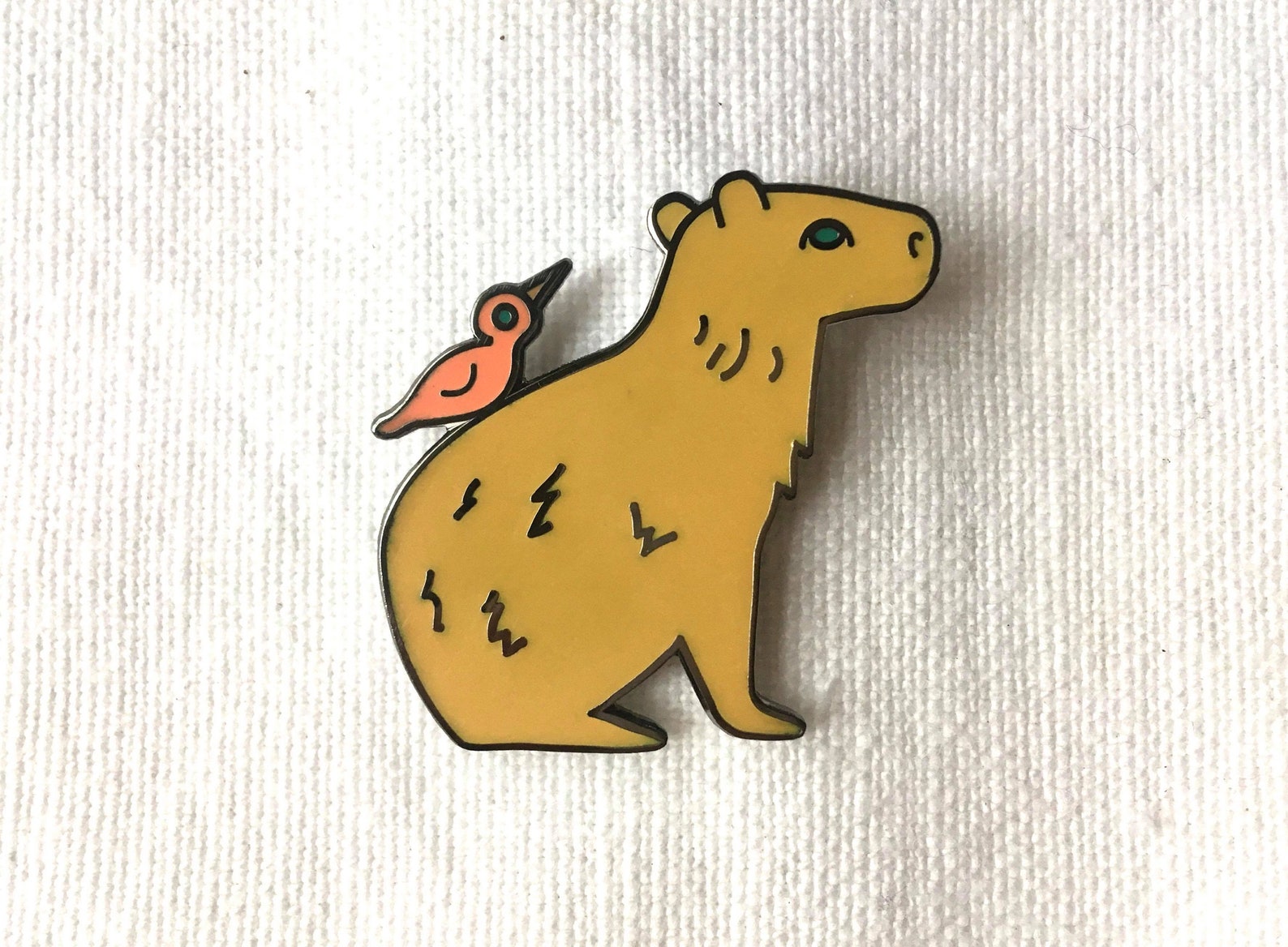 Capybara Enamel Pin - Etsy
