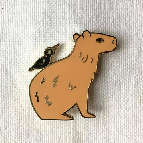 Capybara Enamel Pin - Etsy