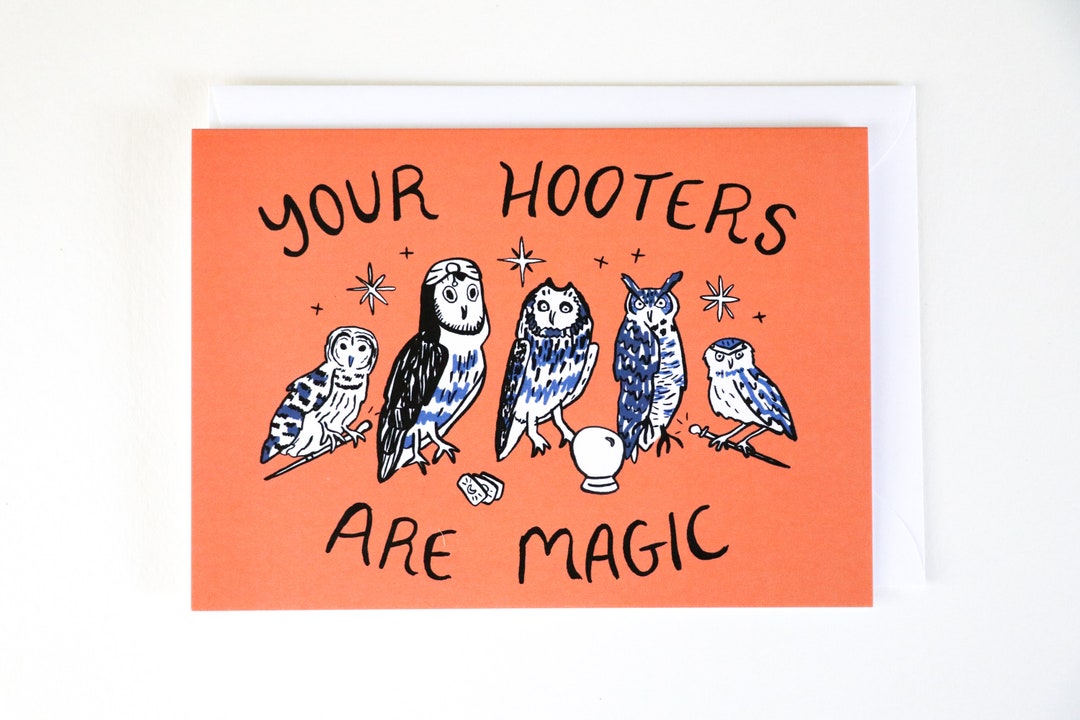 You Hooters Are Magic Card - Etsy