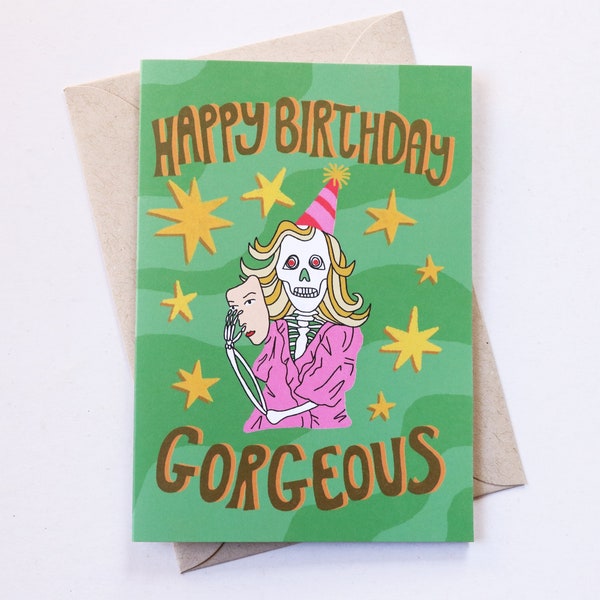 Skeleton Card - Etsy