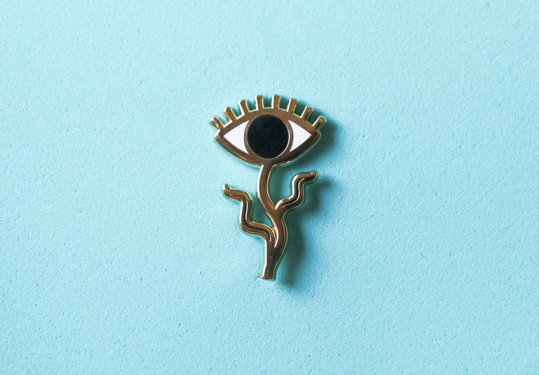 Iris Enamel Pin - Etsy
