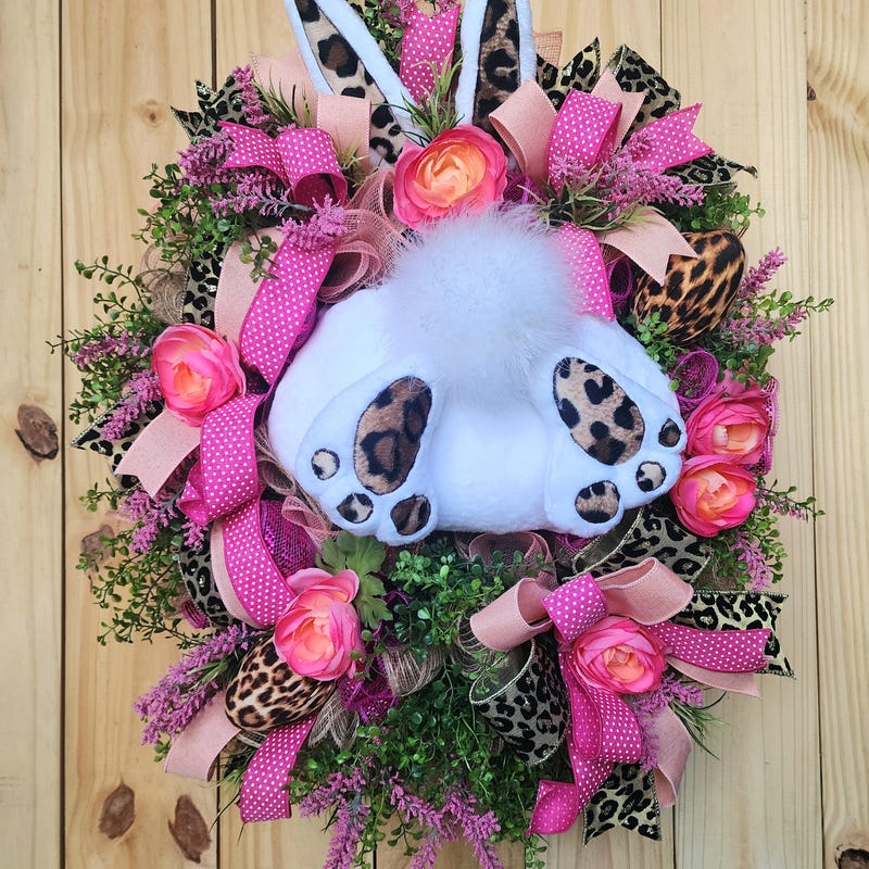 Leopard Print Wreath - Etsy