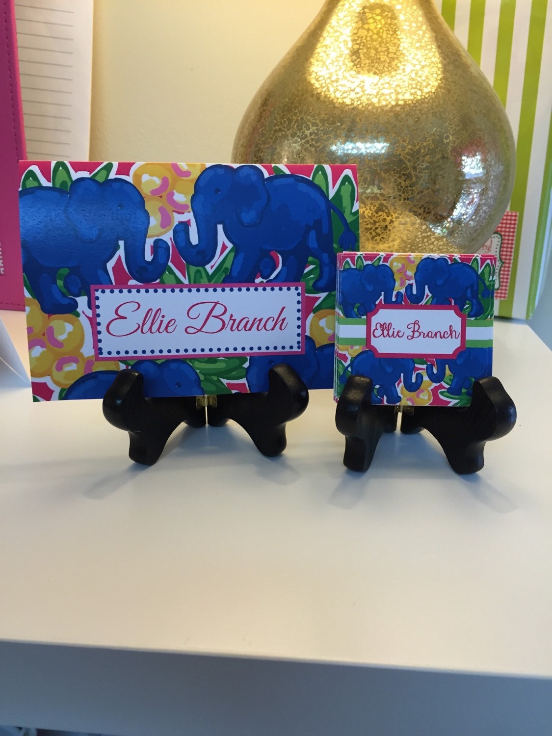 Stationery, Stationary, Preppy Elephant Notes, Preppy Elephant Stickers ...