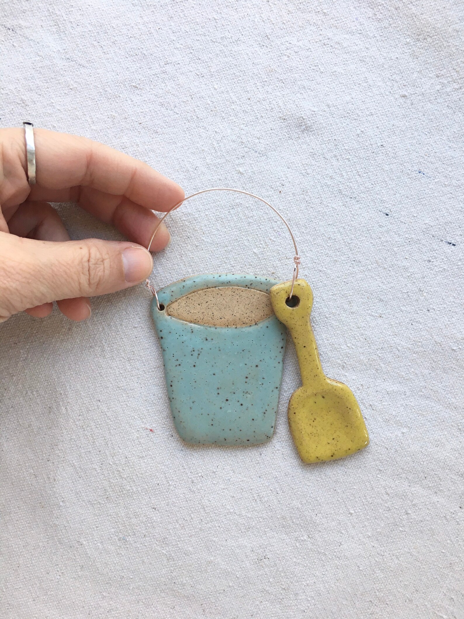 Sand Pail Ornaments Coastal Cottage Core Christmas Gift - Etsy