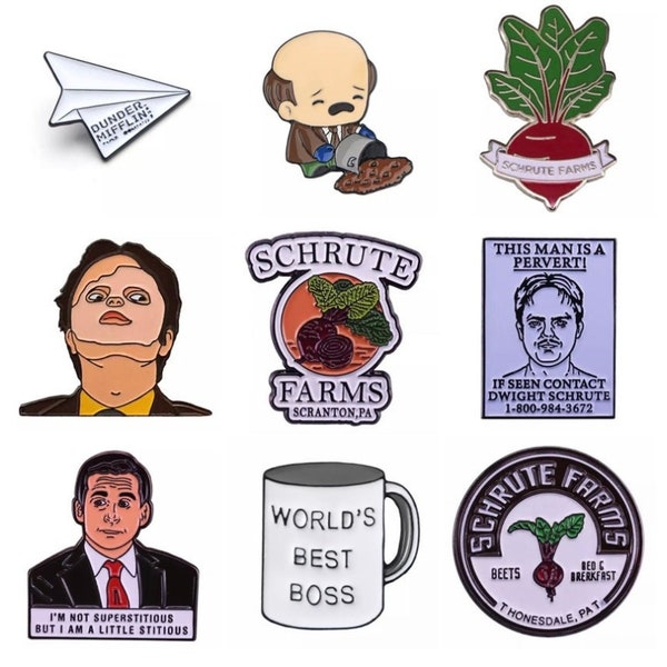The Office Pins - Etsy