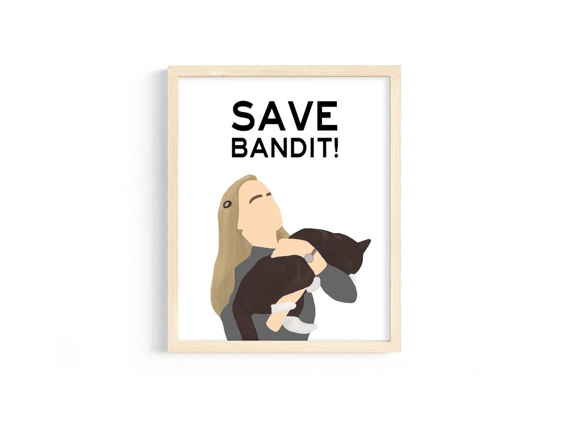 The Office Angela Martin Quote save Bandit - Etsy