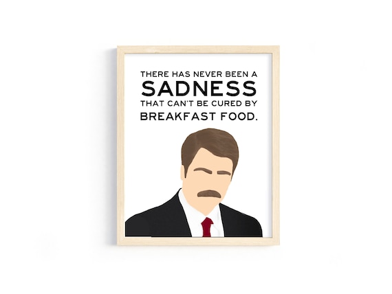 Ron Swanson Breakfast Quotes