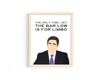 Print-at-home Greeting Card the Office Michael Scott to - Etsy
