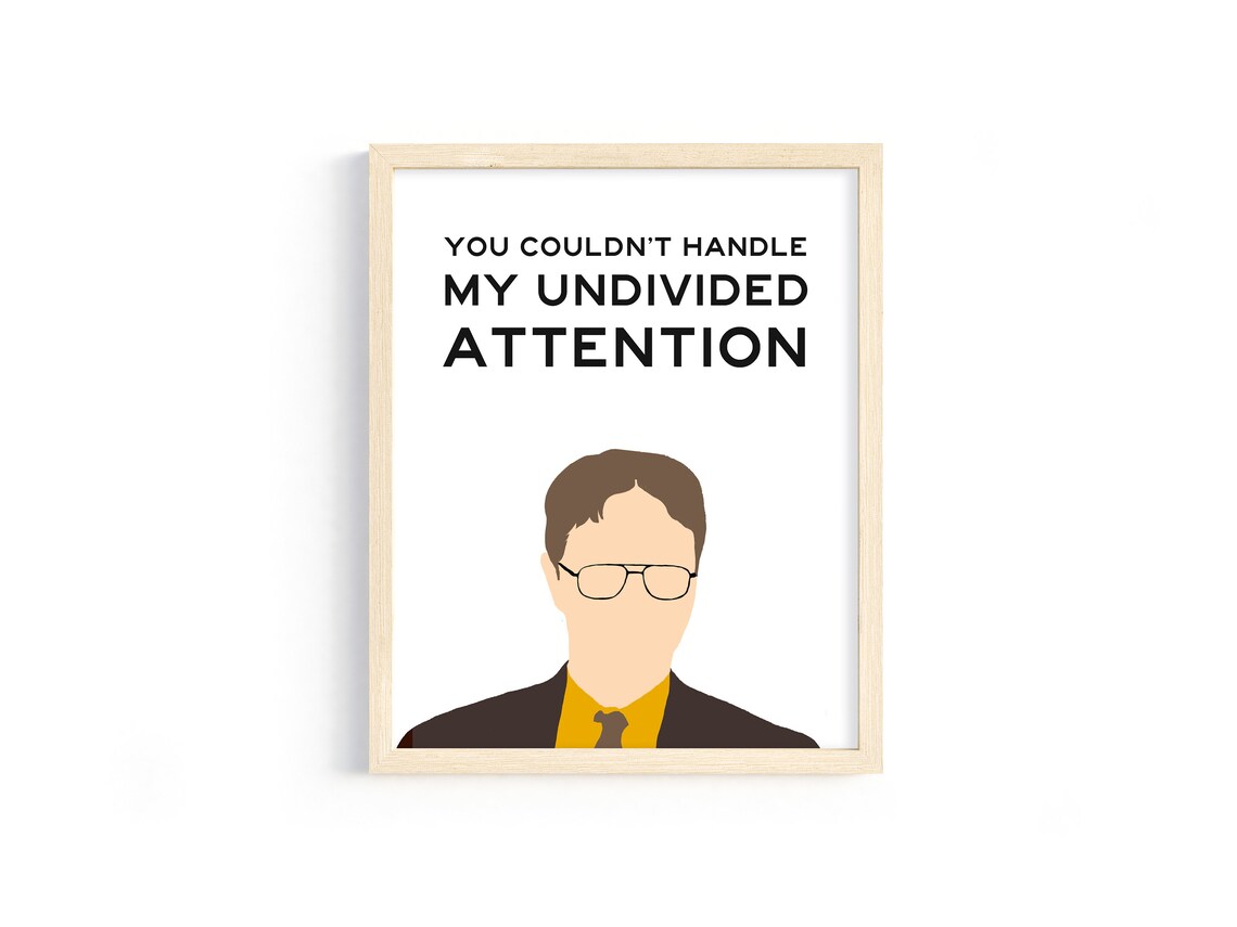 The Office - Dwight Schrute - "you Couldn't Handle My Undivided ...