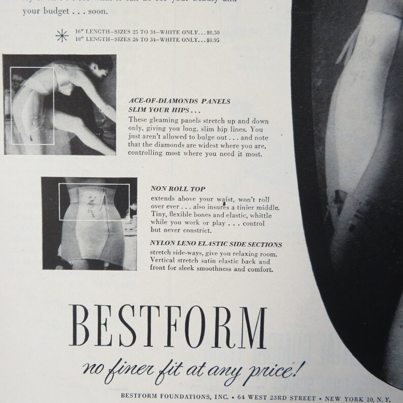 1951 Bestform Girdle Ad Go for Broke 1951 Movie Ad - Etsy