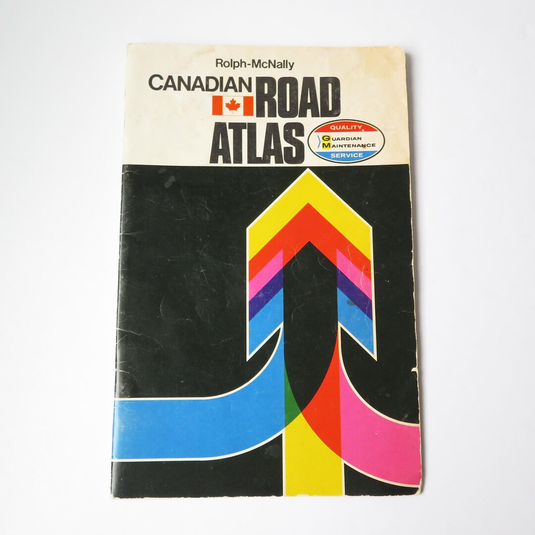 Canadian Road Atlas 1971 Provincial Maps, Rolph-mcnally Publication - Etsy