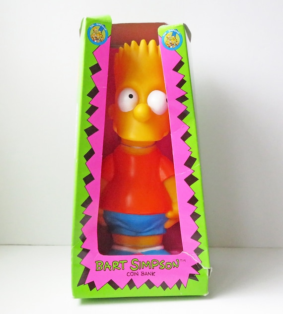 Bart Simpson Coin Bank the Simpson's Character | Etsy