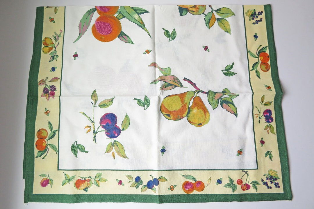 Royal Worcester Evesham Vale Tea Towel, Cotton Drying Cloth - Etsy