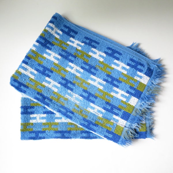 Geometric Hand Towel - Etsy