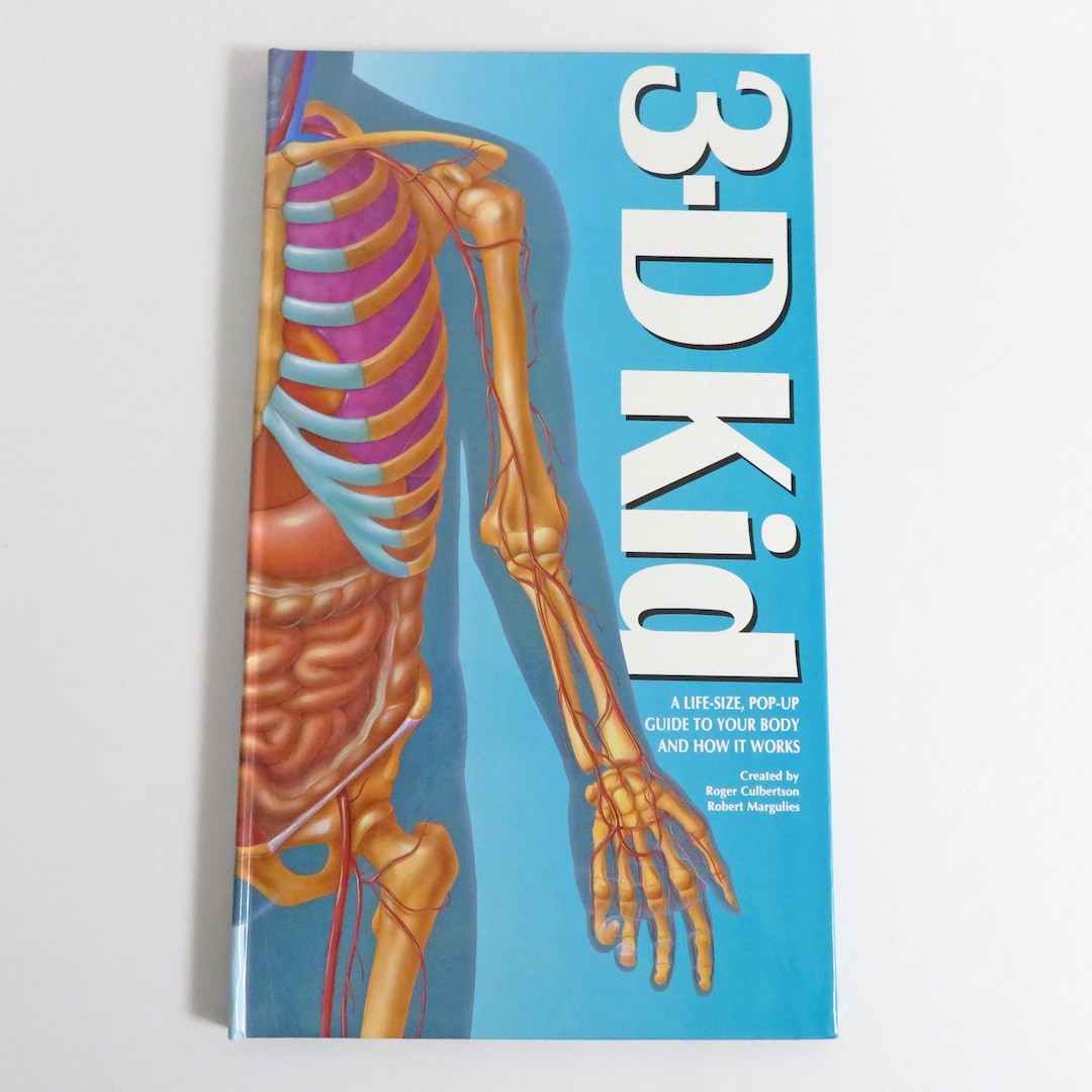 3-D Kid: A Life-size Pop-up Book, Educational Pop-up Book - Etsy