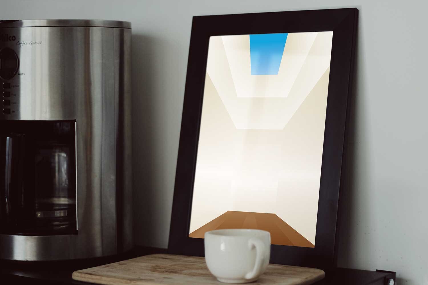 James Turrell Inspired Printable Print Art White 5 Sizes - Etsy