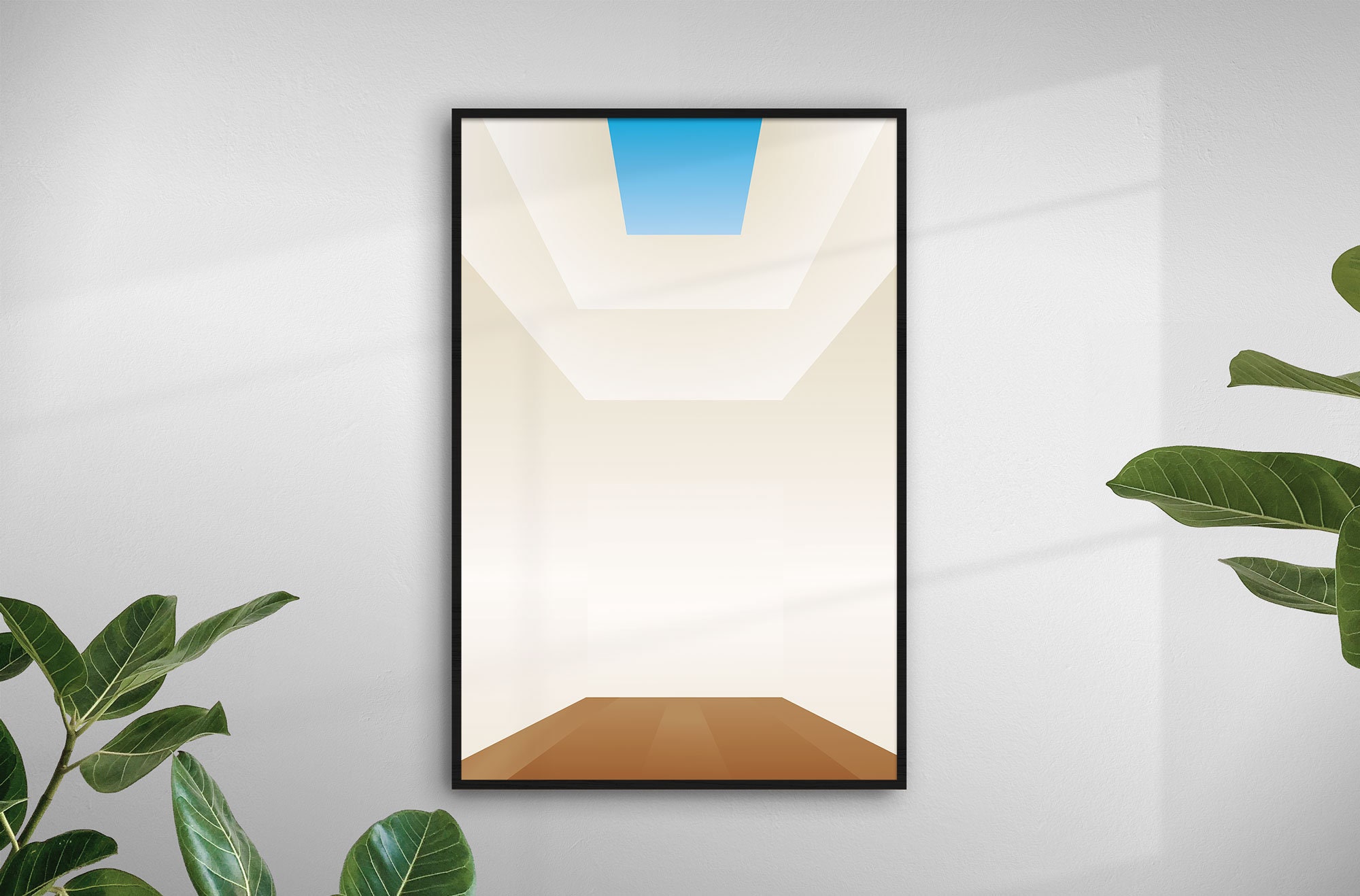 James Turrell Inspired Printable Print Art - White - 5 Sizes - Etsy