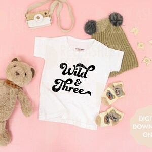 Wild & Three - Png Svg, Digital Download, Cricut Cut File, Third ...