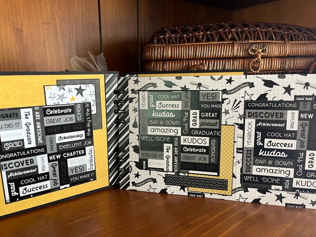 Congratulations way to Gocompleted Mini Scrapbook Album - Etsy