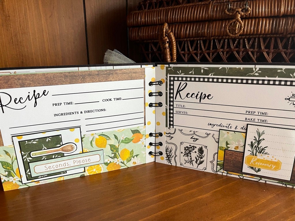 This is the Good Stuff recipe Book Mini Chipboard Album - Etsy