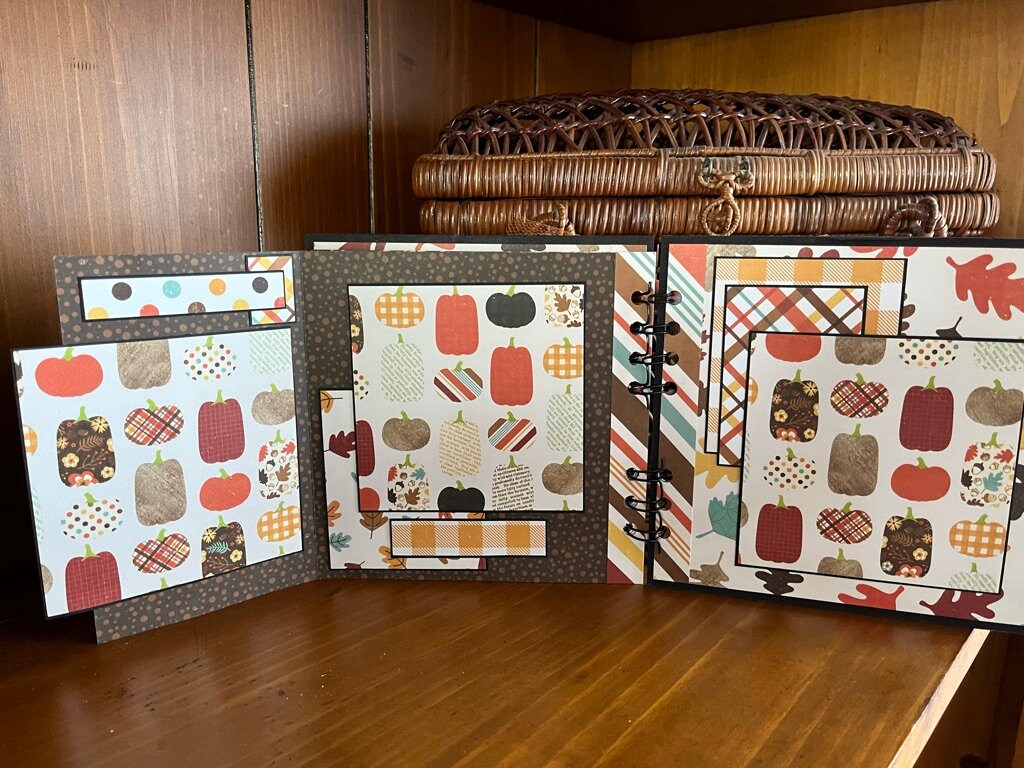 Hello Fall my Favorite Season Completed Scrapbook Album - Etsy