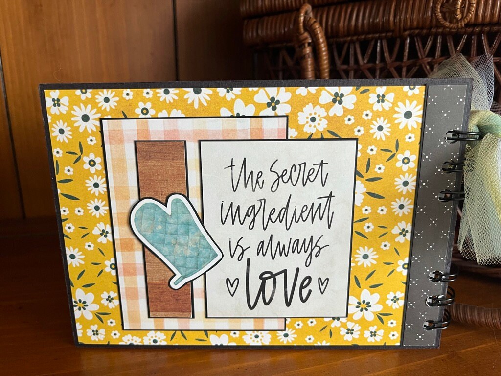 This is the Good Stuff recipe Book Mini Chipboard Album - Etsy