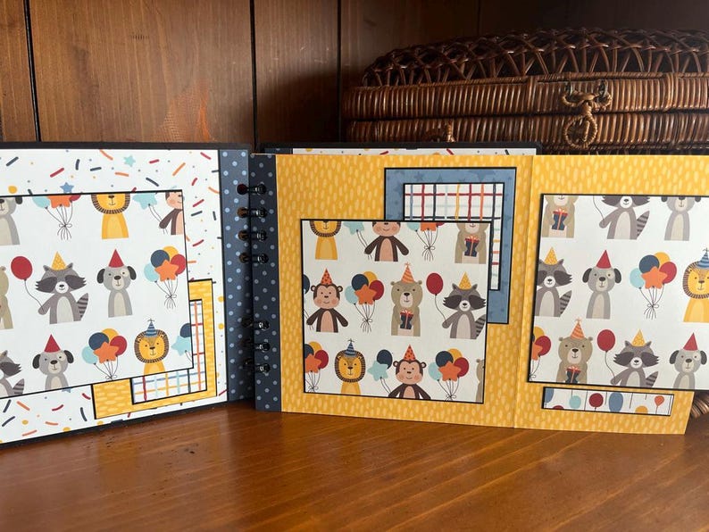 Happy Birthday (it's Your Day) - Completed Mini Scrapbook Album - Etsy
